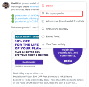 How To Pin Any Tweet On Twitter? (Someone Else's Tweet Also)